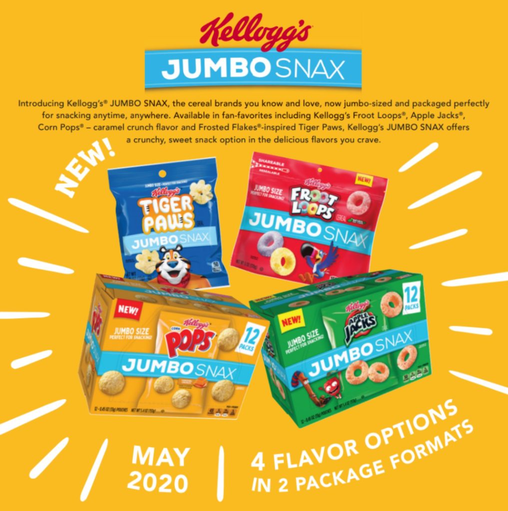 News: Kellogg’s JUMBO SNAX Cereal Snacks - Cerealously