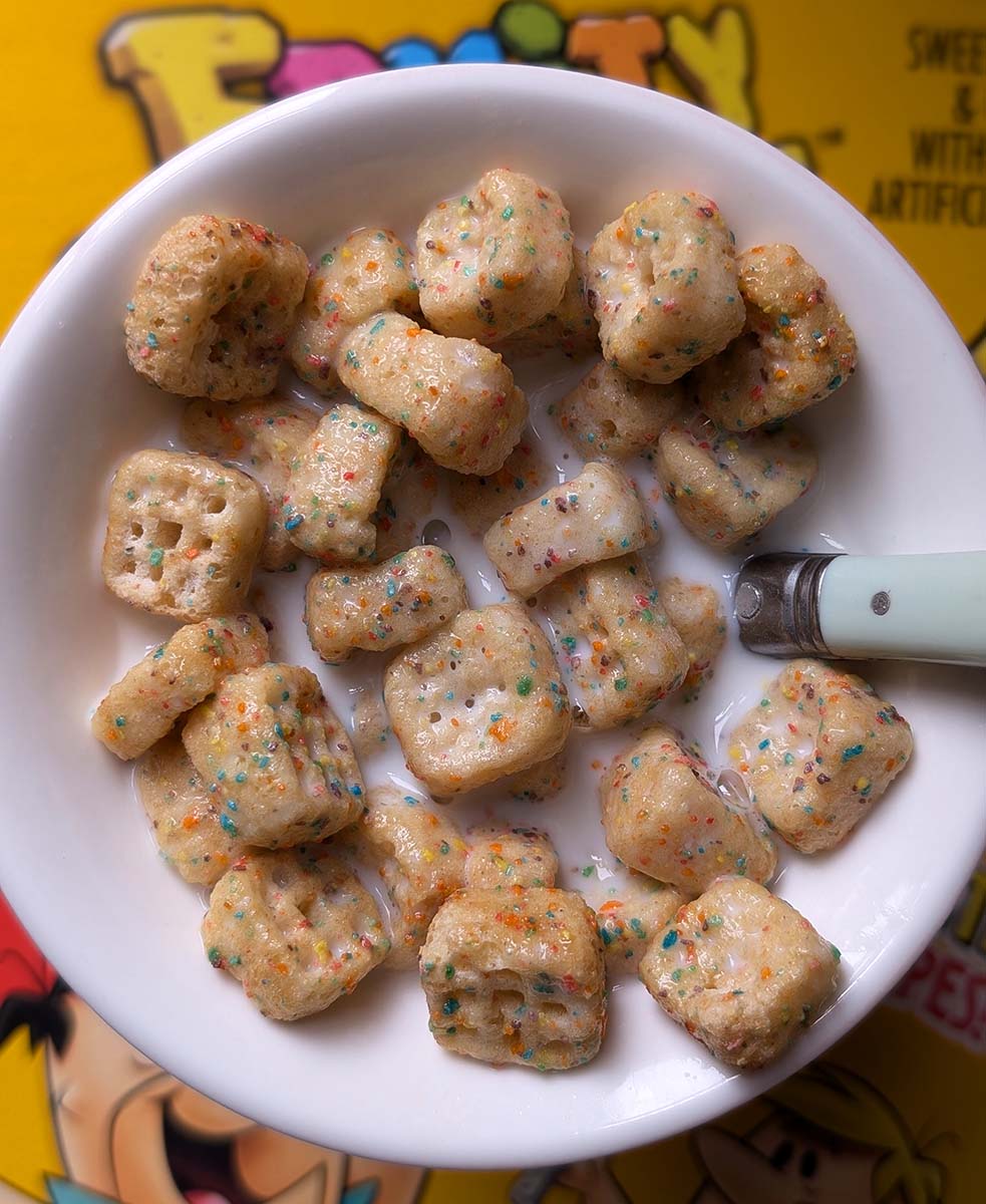 Review: Fruity Pebbles Waffles! Cereal - Cerealously